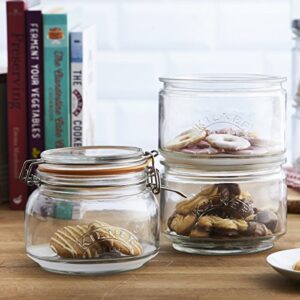 Kilner Stackable Storage Jar Set, 17.5 x 17.5 x 32 cm