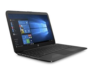 business hp stream laptop pc with 1-year office 14" hd wled-backlit display intel celeron dual core-processor 4gb ram 32gb emmc hard drive bluetooth hdmi webcam windows 10-black