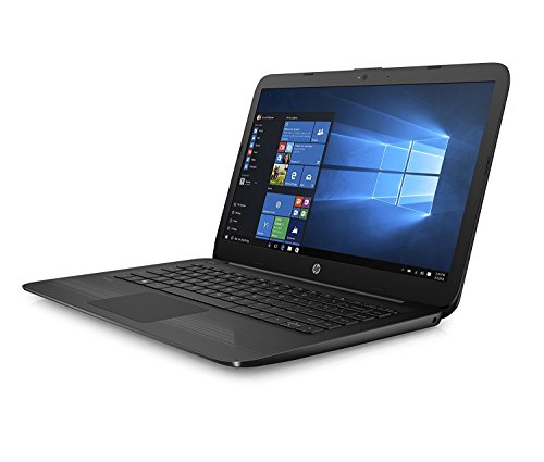 Business HP Stream Laptop PC with 1-Year Office 14" HD WLED-backlit Display Intel Celeron Dual Core-Processor 4GB RAM 32GB eMMC Hard Drive Bluetooth HDMI Webcam Windows 10-Black