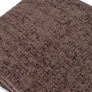 Internet’s Best Thick Chenille Throw Blankets - Ultra Soft Couch Blanket with Fringe - Light Weight Sofa Throw - 100% Microfiber Polyester - Easy Travel - Bed (Brown)