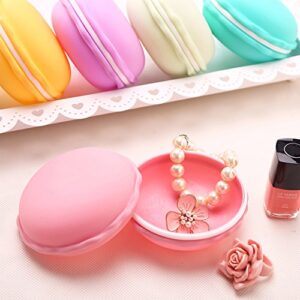 Giant Macaron Case, Coolrunner Macaron Jewelry Box, Macaron Cute Pill Box, Colorful Macaron Jewelry Storage Box, Shape Storage Box Candy Cute Pill Organizer Case Container(Large 2 pcs)