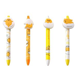 1pc sanrio gudetama lazy egg mascot clip pen with rubber clip (random 1pc)