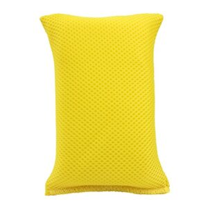 detailer's choice 9-24m8 microfiber scrub sponge,yellow