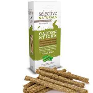 Selective Naturals Garden Sticks For Rabbits (Pack Of Four),Vegetable,0.53 pounds