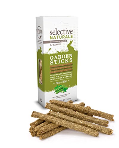 Selective Naturals Garden Sticks For Rabbits (Pack Of Four),Vegetable,0.53 pounds