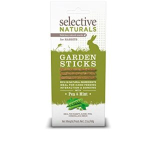 Selective Naturals Garden Sticks For Rabbits (Pack Of Four),Vegetable,0.53 pounds