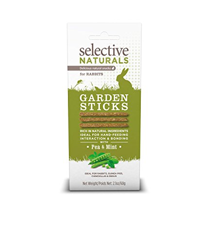 Selective Naturals Garden Sticks For Rabbits (Pack Of Four),Vegetable,0.53 pounds