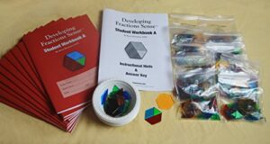 developing fractions sense® a class set of 10 - grade 3. a concrete and visual introduction to fractions. includes 10 student workbooks, 10 sets of fraction manipulatives, teacher set and answer key.