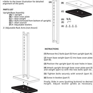 SSWBasics Black 2-Way Clothing Rack with Slant Arms