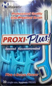 d.o.c. proxi-plus interproximal brushes + flosser - 30 each, pack of 2