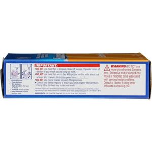 Fixodent Denture Adhesive Powder Extra Hold - 1.6 oz, Pack of 5