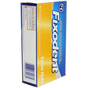 Fixodent Denture Adhesive Powder Extra Hold - 1.6 oz, Pack of 5