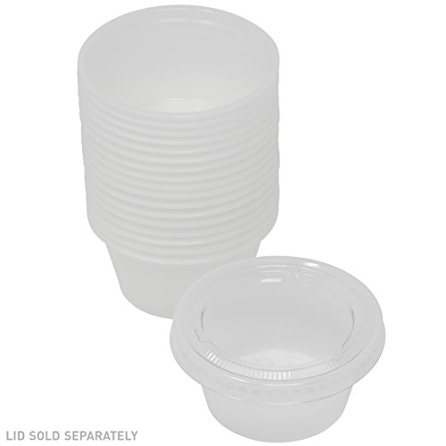 Simply Deliver 3.25 oz Soufflé Portion Cup, Translucent PS, 2500-Count