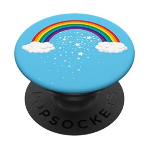 rainbow pop phone grip for smartphones & tablets popsockets popgrip: swappable grip for phones & tablets