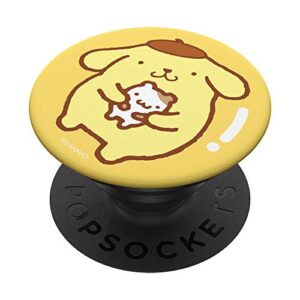 pompompurin hugs popsockets stand for smartphones and tablets popsockets popgrip: swappable grip for phones & tablets