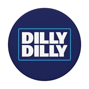 Bud Light Dilly Dilly Blue PopSockets Stand for Smartphones and Tablets PopSockets PopGrip: Swappable Grip for Phones & Tablets