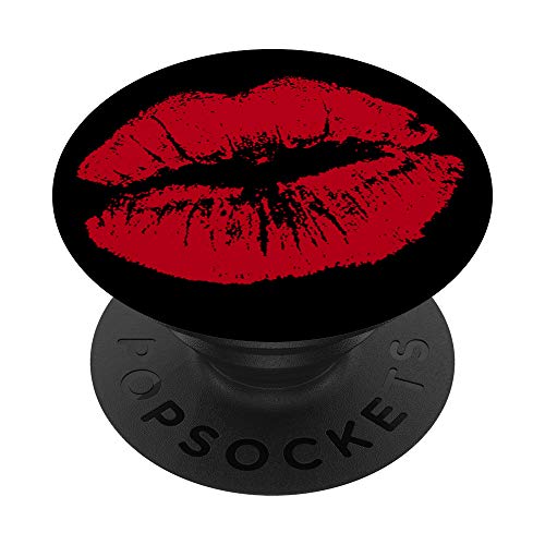 Lips Pop Phone Grip For Smartphones & Tablets PopSockets PopGrip: Swappable Grip for Phones & Tablets