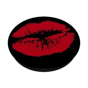 Lips Pop Phone Grip For Smartphones & Tablets PopSockets PopGrip: Swappable Grip for Phones & Tablets