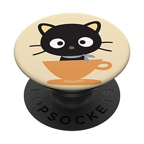 Chococat Coffee Cup PopSockets Stand for Smartphones and Tablets PopSockets PopGrip: Swappable Grip for Phones & Tablets