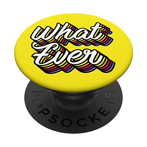 Awayk Whatever Pop Phone Grip for Smartphones & Tablets PopSockets PopGrip: Swappable Grip for Phones & Tablets