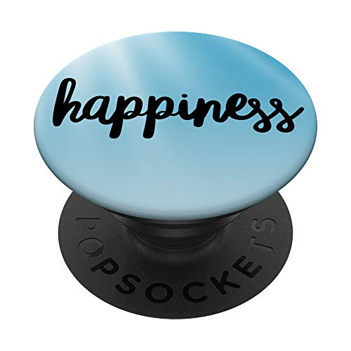 Happiness Pop Phone Grip For Smartphones & Tablets PopSockets PopGrip: Swappable Grip for Phones & Tablets