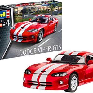 Revell RV07040 1:25 - Dodge Viper GTS Plastic Model kit, Multi Colour