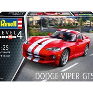 Revell RV07040 1:25 - Dodge Viper GTS Plastic Model kit, Multi Colour