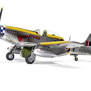 Airfix North American MK IV/P-51K Mustang 1:48 WWII Military Aircraft Plastic Model Kit A05137