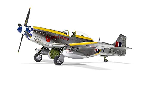 Airfix North American MK IV/P-51K Mustang 1:48 WWII Military Aircraft Plastic Model Kit A05137