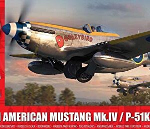 Airfix North American MK IV/P-51K Mustang 1:48 WWII Military Aircraft Plastic Model Kit A05137