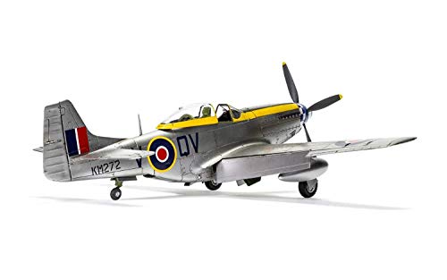 Airfix North American MK IV/P-51K Mustang 1:48 WWII Military Aircraft Plastic Model Kit A05137