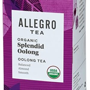 Allegro Tea, Organic Splendid Oolong Tea Bags, 20 ct