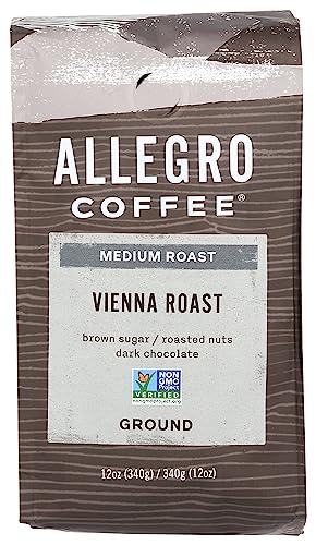 Allegro Coffee Vienna Roast Ground Coffee, 12 oz