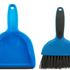 Cage Cleaner for Guinea Pigs, Cats, Hedgehogs, Hamsters, Chinchillas, Rabbits, Reptiles, and Other Small Animals - Cleaning Tool Set for Animal Waste - Mini Dustpan and Brush Set (1 Pack)