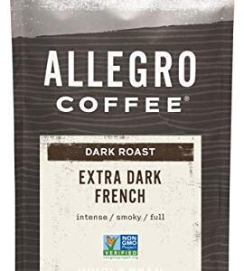 Allegro Coffee Extra Dark French Whole Bean Coffee, 12 oz