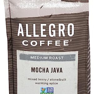 Allegro Coffee Mocha Java Ground Coffee, 12 oz