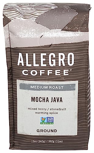 Allegro Coffee Mocha Java Ground Coffee, 12 oz