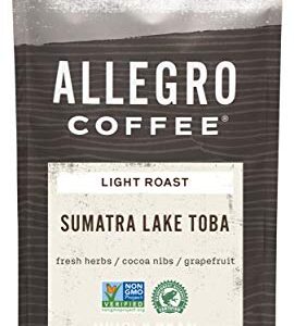 Allegro Coffee, Coffee Sumatra Lake Toba Whole Bean, 12 Ounce