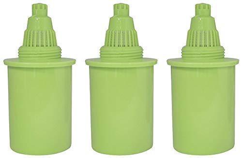 3 pack Water pitcher replacement filters for PURE GREEN WATER FILTER pitcher