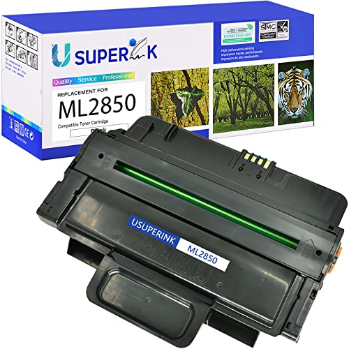 SuperInk 1 Pack Compatible Black Toner Cartridge Replacement for Samsung ML2850 ML-2850B High Yield use in ML-2850D ML-2850DR ML-2851ND ML-2851NDL ML-2851NDR Laser Printer