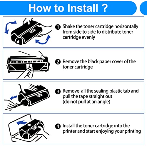 SuperInk 1 Pack Compatible Black Toner Cartridge Replacement for Samsung ML2850 ML-2850B High Yield use in ML-2850D ML-2850DR ML-2851ND ML-2851NDL ML-2851NDR Laser Printer