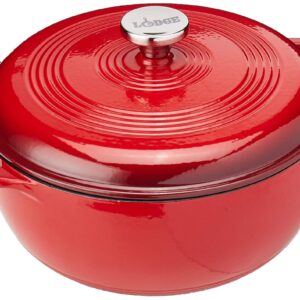 LODGE Enamel Dutch Oven 6Qt, 1 EA