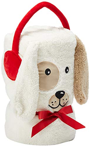 Department 56 Snowpinions Dog SnowThrow Blanket, 60 Inch, Multicolor