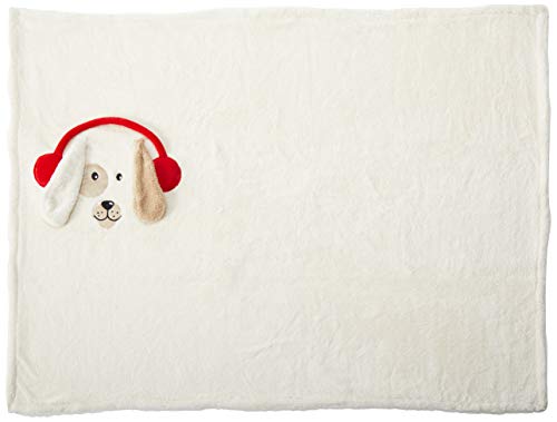 Department 56 Snowpinions Dog SnowThrow Blanket, 60 Inch, Multicolor