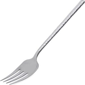 Carlisle FoodService Products 60202 Hammered Stainless Steel Cold Meat Fork, 12