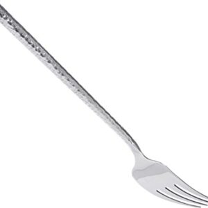 Carlisle FoodService Products 60202 Hammered Stainless Steel Cold Meat Fork, 12