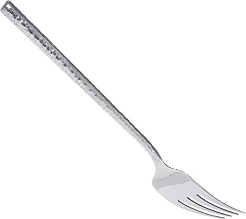 Carlisle FoodService Products 60202 Hammered Stainless Steel Cold Meat Fork, 12