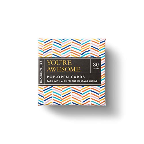 ThoughtFulls Pop-Open Cards by Compendium: You're Awesome — 30 Pop-Open Cards, Each with a Different Inspiring Message Inside