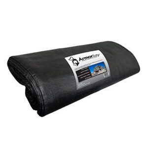 armorlay commercial grade ground stabilization fabric, underlayment (black, 12.5' x 30')