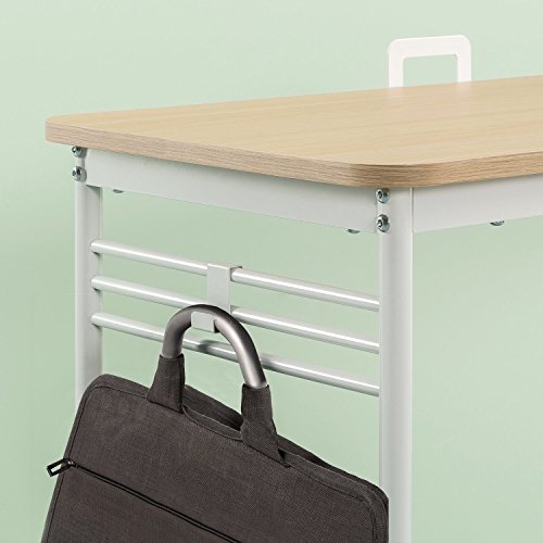 Zinus Connie Metal Framed Desk in Cream